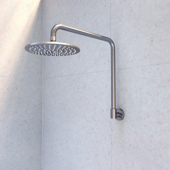 Finley Brushed Nickel Shower Set (2021) | ABI Interiors | 10 Year Warranty