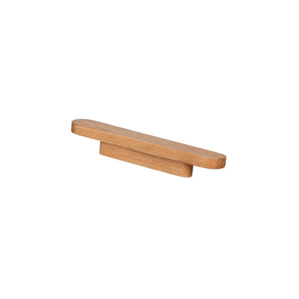 Hegman Half Moon Pull 90mm (Pair) - Ash | ABI Interiors