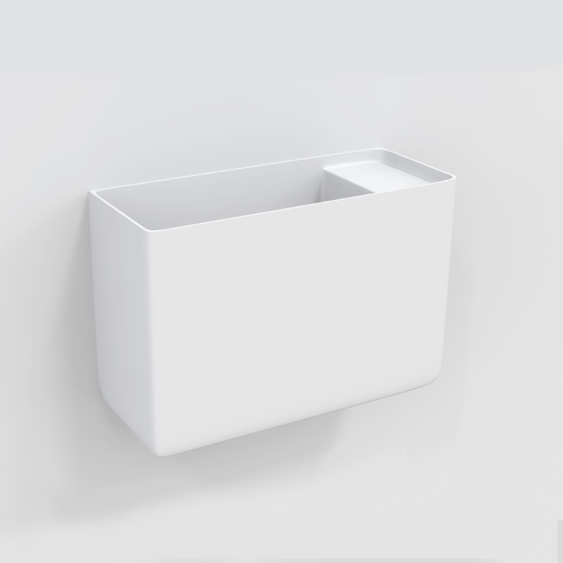 Labello Thin Edge Basin Sink - Matte White | ABI Interiors
