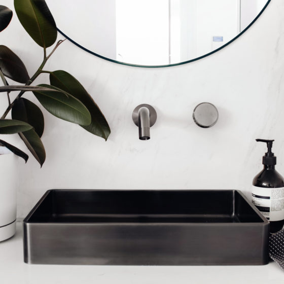 Labello Thin Edge Basin Sink - Matte White | ABI Bathrooms & Interiors