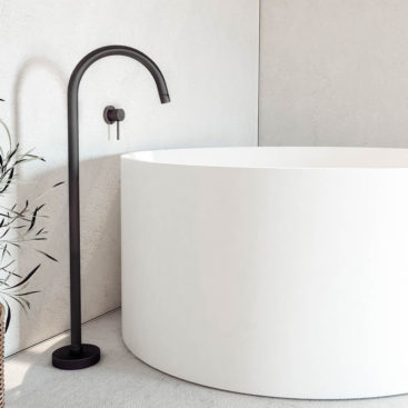 Magnus Wall Mounted Mixer - Matte Black | ABI Bathrooms & Interiors