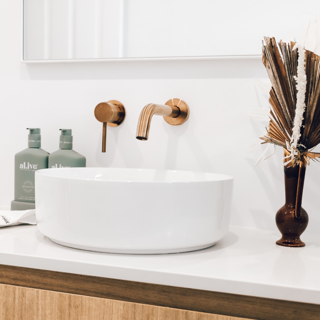 Elysian - Minimal Mixer - Brushed Copper | ABI Interiors