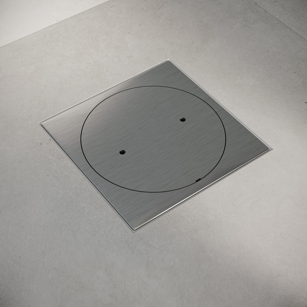 ABI Inspection Outlet Square - Brushed Nickel | ABI Interiors