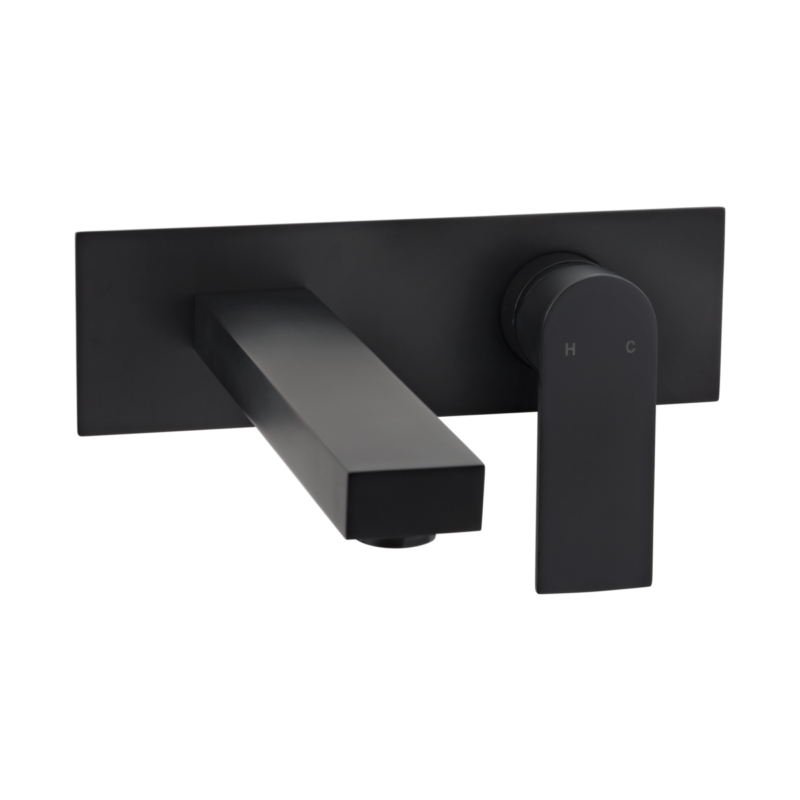 Magnus Wall Mounted Mixer - Matte Black | ABI Bathrooms & Interiors