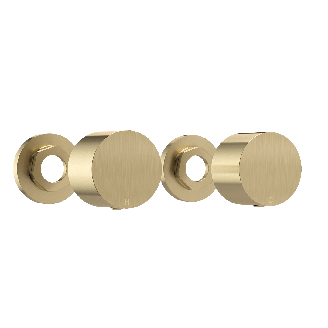 Milani Assembly Handle Kit - Brushed Brass | ABI Interiors