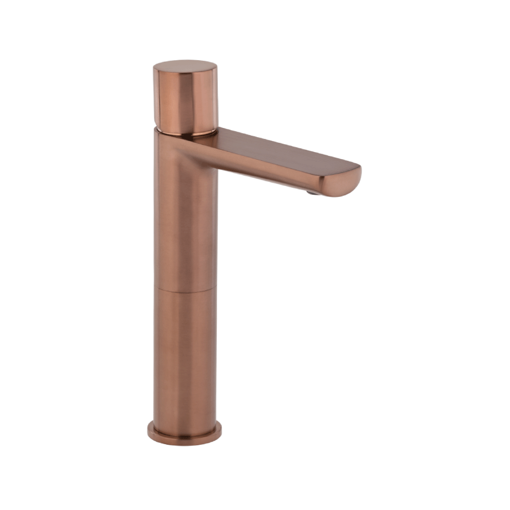 Milani Brushed Copper Basin Mixer | 500 + Products | Basin Sink Mixers