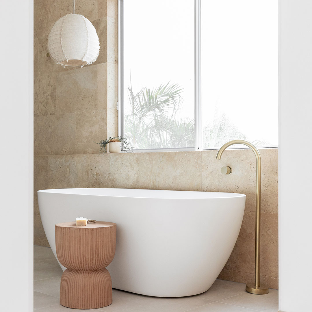 Scala Acrylic Free Standing Bath - 1650 Matte White | ABI Interiors