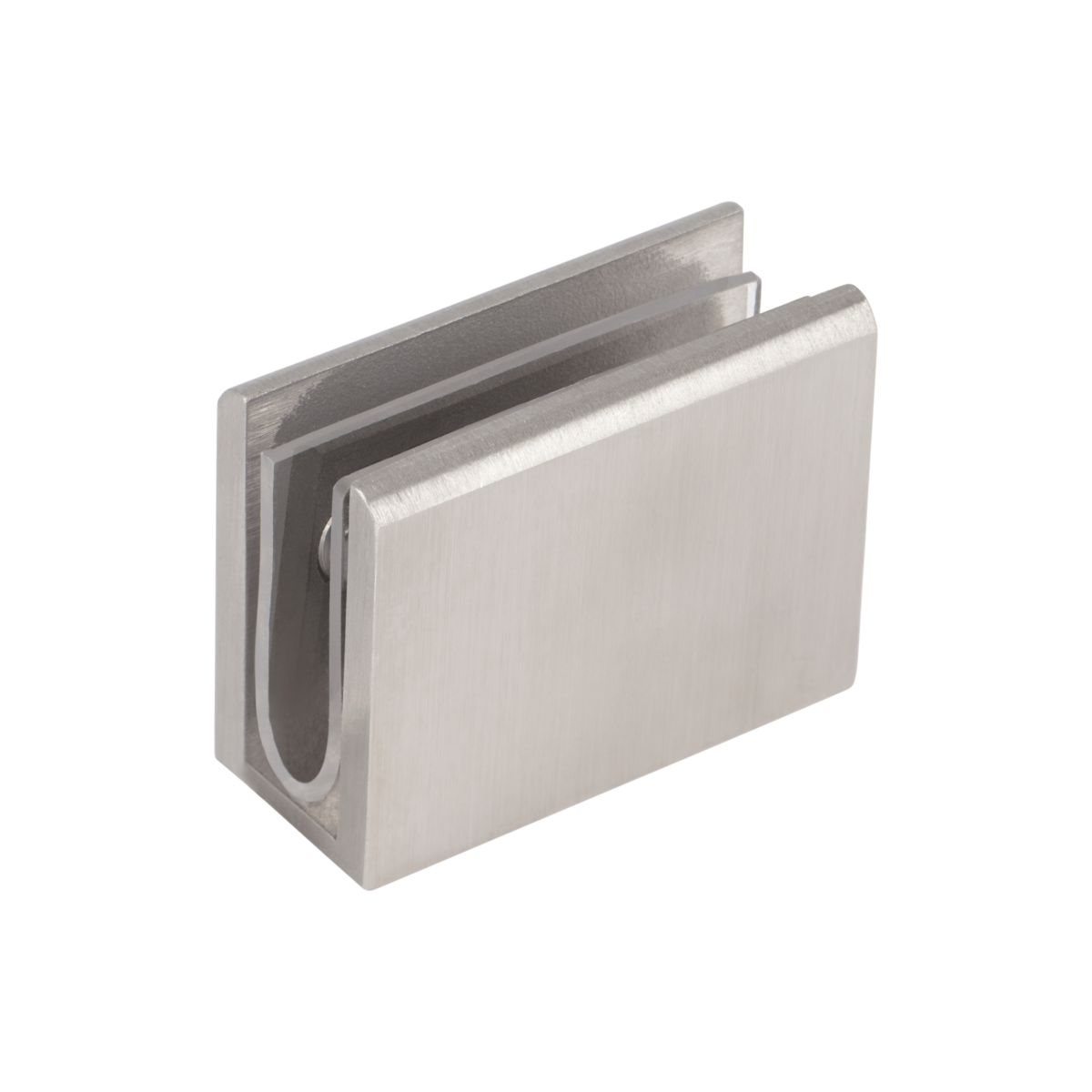 Pius Glass Panel Clip - Stainless Steel | ABI Interiors