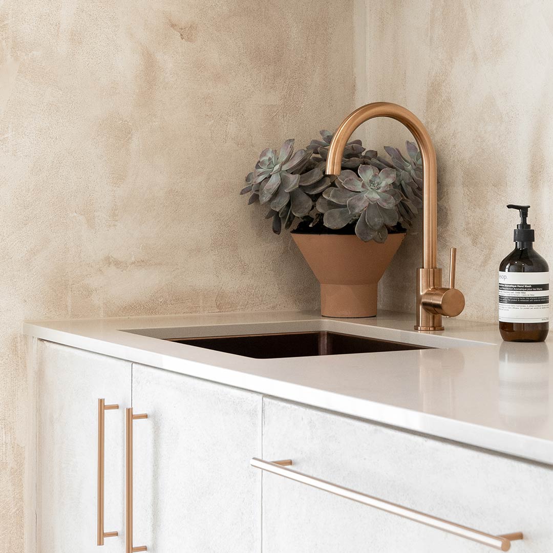 Elysian Kitchen Mixer - Brushed Copper | ABI Interiors