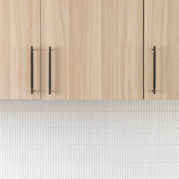 Tezra Textured Cabinetry Pull 220mm - Matte Black | ABI Bathrooms ...