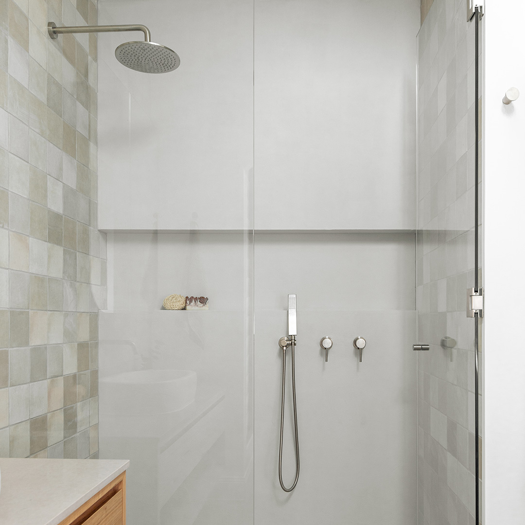 Adjustable Hand Shower Holder and BP - Brushed Nickel | ABI Interiors