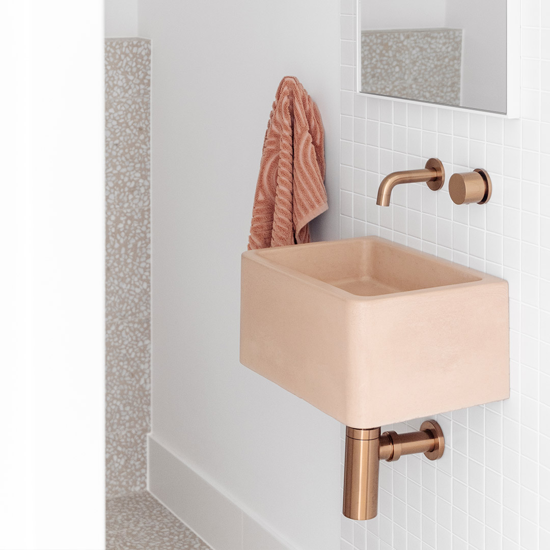 Marli Bottle Trap Round - Brushed Copper | ABI Interiors